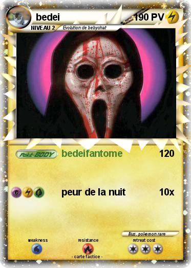 Pokémon bedei - bedeifantome - Ma carte Pokémon
