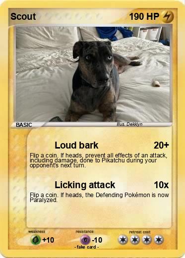 Pokémon Scout 519 519 - Loud bark - My Pokemon Card