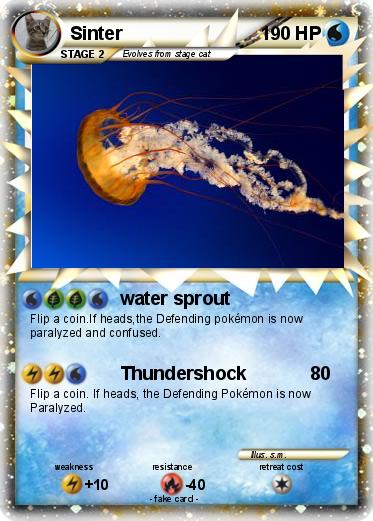 Pokémon Sinter - water sprout - My Pokemon Card
