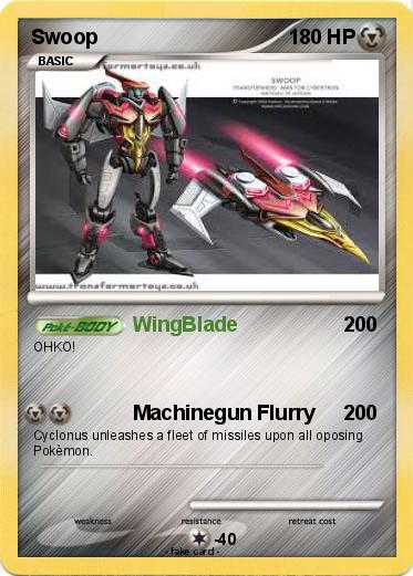 Pokémon Swoop 24 24 - WingBlade - My Pokemon Card