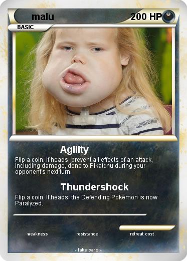 Pokémon malu 3 3 - Agility - My Pokemon Card