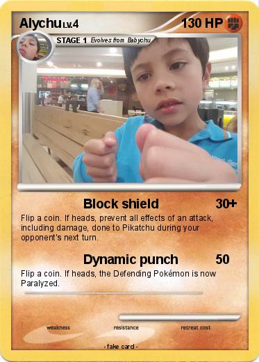 Pokémon Alychu - Block shield - My Pokemon Card