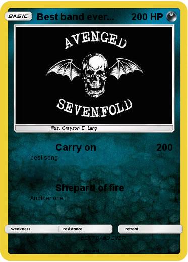 Pokémon Best band ever - Carry on - My Pokemon Card