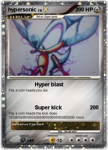 Pokémon hypersonic 15 15 - Hyper blast - My Pokemon Card