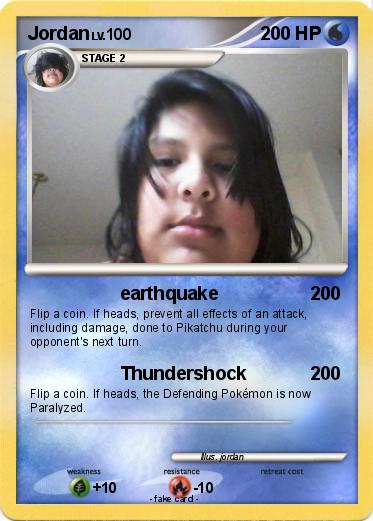 Pokémon Jordan 566 566 - earthquake - My Pokemon Card
