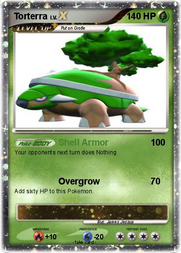 Pokémon Torterra 1417 1417 - Shell Armor - My Pokemon Card