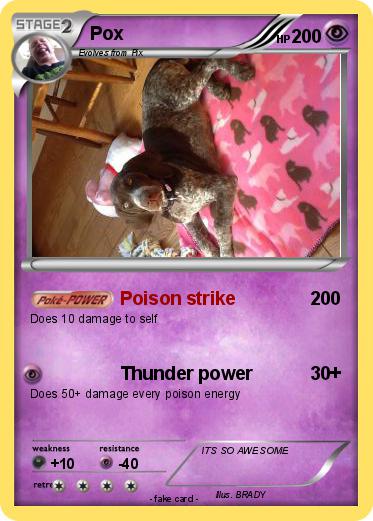Pokémon Pox 3 3 - Poison strike - My Pokemon Card