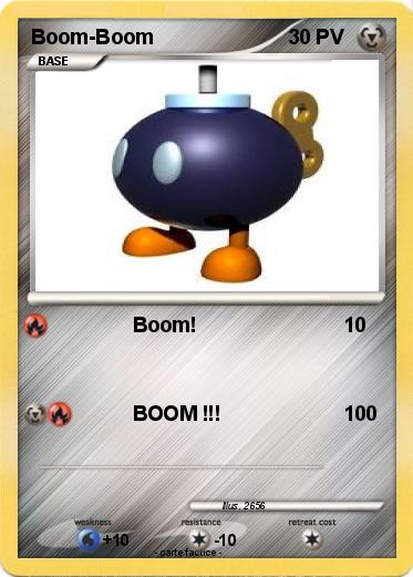 Pokémon Boom Boom 47 47 - Boom! - Ma carte Pokémon