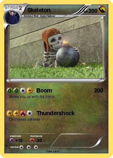 Pokémon Skeleton 600 600 - Boom - My Pokemon Card
