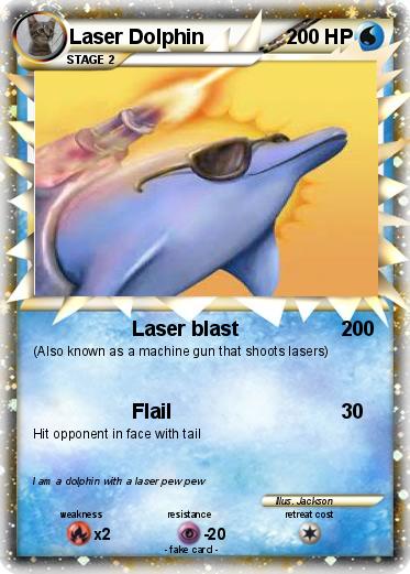 Pokémon Laser Dolphin 1 1 - Laser blast - My Pokemon Card