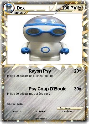 Pokémon Dex 5 5 - Rayon Psy - Ma carte Pokémon