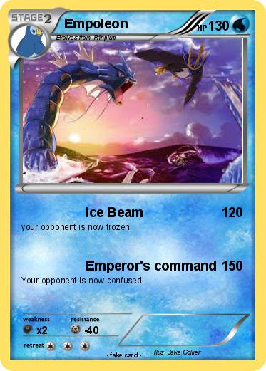 Pokémon Empoleon 923 923 - Ice Beam - My Pokemon Card