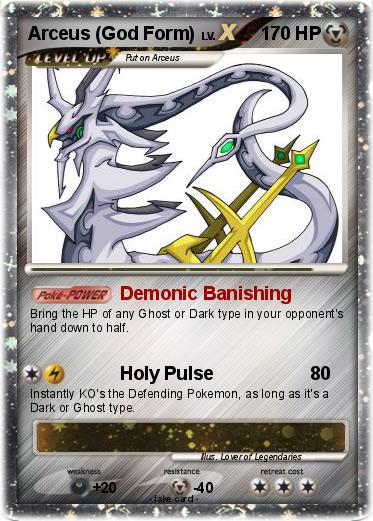 Pokémon Arceus God Form 24 24 - Demonic Banishing - My Pokemon Card