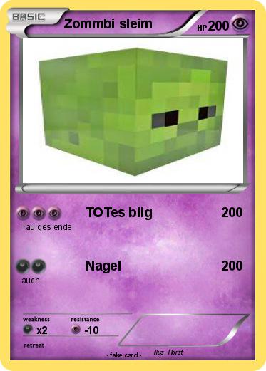 Pokémon Zommbi sleim - TOTes blig - My Pokemon Card