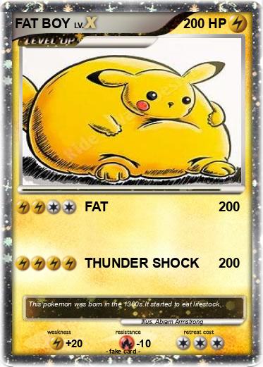 Pokémon FAT BOY 121 121 - FAT - My Pokemon Card