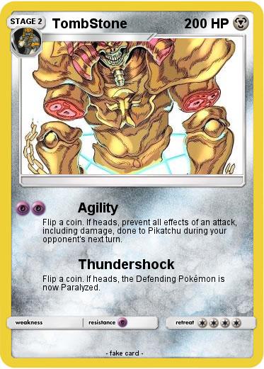 Pokémon TombStone 8 8 - Agility - My Pokemon Card