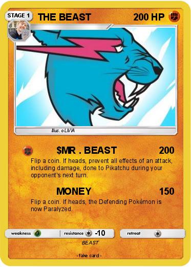 Pokémon THE BEAST 226 226 - $MR . BEAST - My Pokemon Card