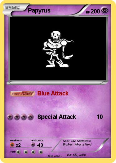 Pokémon Papyrus 169 169 - Blue Attack - My Pokemon Card