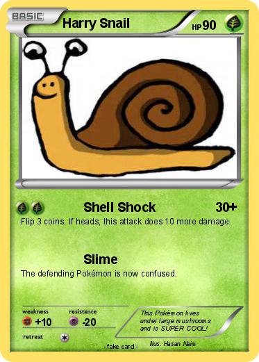 Pokémon Harry Snail - Shell Shock - My Pokemon Card