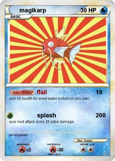 Pokémon magikarp 1737 1737 - flail - My Pokemon Card