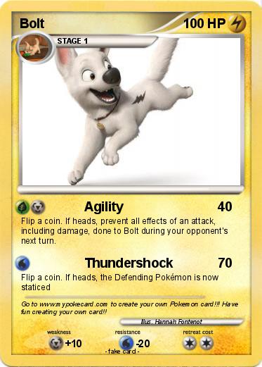Pokémon Bolt 231 231 - Agility - My Pokemon Card