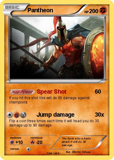 Pokémon Pantheon 37 37 - Spear Shot - My Pokemon Card