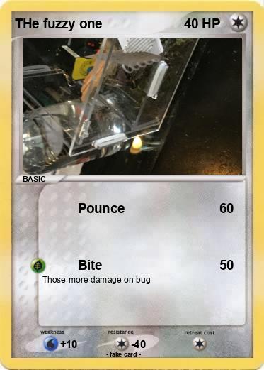 Pokémon THe fuzzy one - Pounce - My Pokemon Card