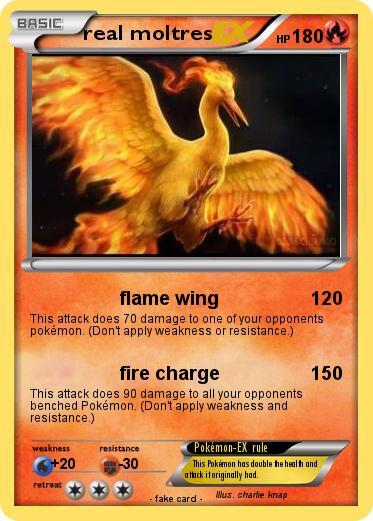 Pokémon real moltres 2 2 - flame wing - My Pokemon Card