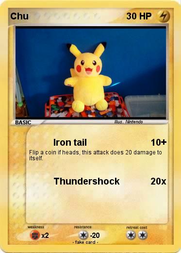 Pokémon Chu 71 71 - Iron tail - My Pokemon Card