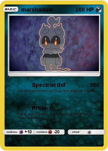 Pokémon marshadow 41 41 - Spectriel thif - My Pokemon Card