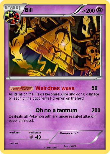 Pokémon Bill 1828 1828 - Weirdnes wave - My Pokemon Card