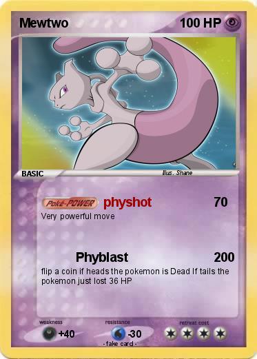 Pokémon Mewtwo 5844 5844 - physhot - My Pokemon Card