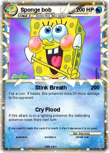 Pokémon Sponge bob 279 279 - Stink Breath - My Pokemon Card