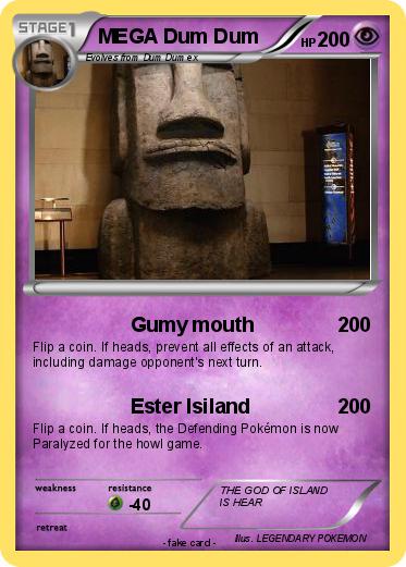 Pokémon MEGA Dum Dum - Gumy mouth - My Pokemon Card