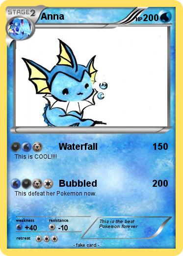 Pokémon Anna 470 470 - Waterfall - My Pokemon Card