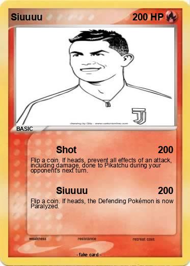 Pokémon Siuuuu 4 4 - Shot - My Pokemon Card