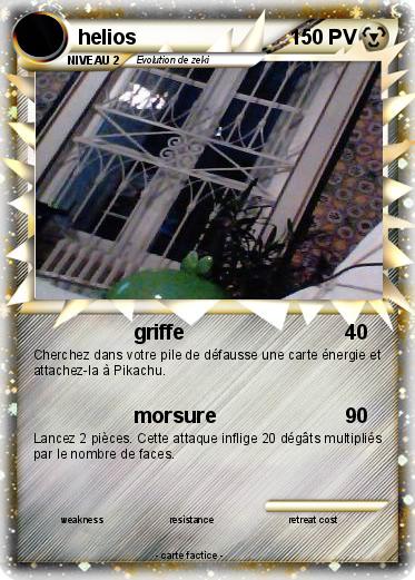 Pokémon helios 113 113 - griffe - Ma carte Pokémon