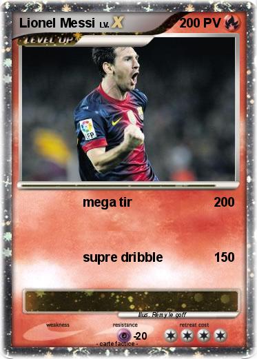 Pokémon Lionel Messi 319 319 - mega tir - Ma carte Pokémon