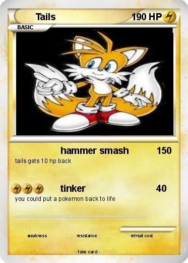 Pokémon Tails 584 584 - hammer smash - My Pokemon Card