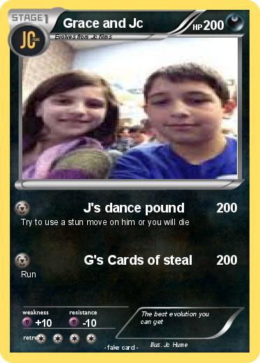 Pokémon Grace and Jc 1 1 - J's dance pound - My Pokemon Card