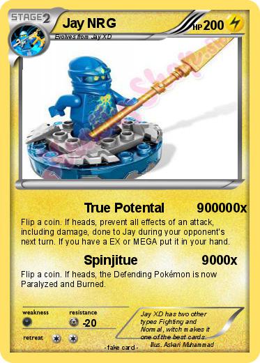 Pokémon Jay NRG 3 3 - True Potental 900000x - My Pokemon Card