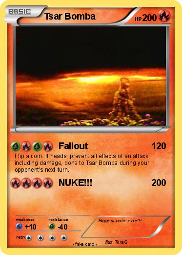 Pokémon Tsar Bamba - Fallout - My Pokemon Card