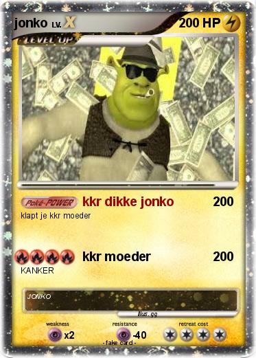 Pokémon jonko 8 8 - kkr dikke jonko - My Pokemon Card