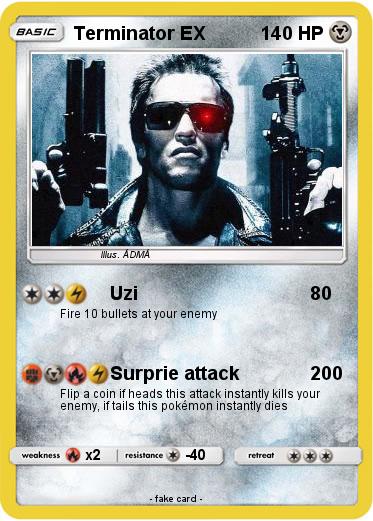 Pokémon Terminator EX 15 15 - Uzi - My Pokemon Card
