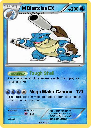 Pokémon M Blastoise EX 58 58 - Tough Shell - My Pokemon Card
