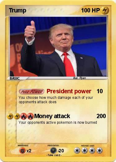 Pokémon Trump 893 893 - President power - My Pokemon Card