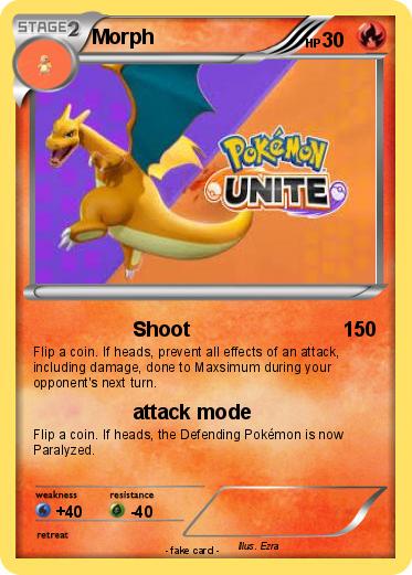 Pokémon Morph 20 20 - Shoot - My Pokemon Card