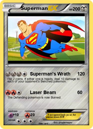 Pokémon Superman 879 879 - Superman's Wrath - My Pokemon Card
