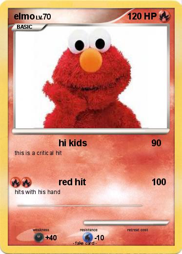 Pokémon elmo 667 667 - hi kids - My Pokemon Card