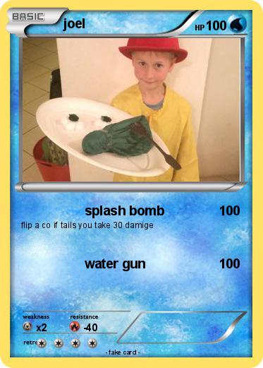 Pokémon joel 204 204 - splash bomb - My Pokemon Card